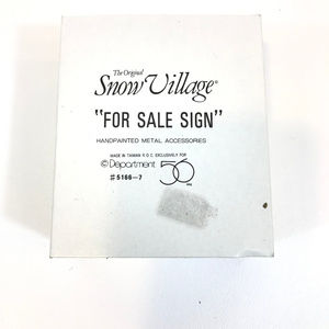 Department 56 | Holiday | Dept 56 Snow 5667for Sale Sign | Poshmark